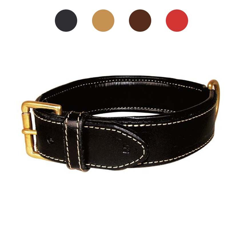 Collare cane in cuoio Bobby - Haute Finition